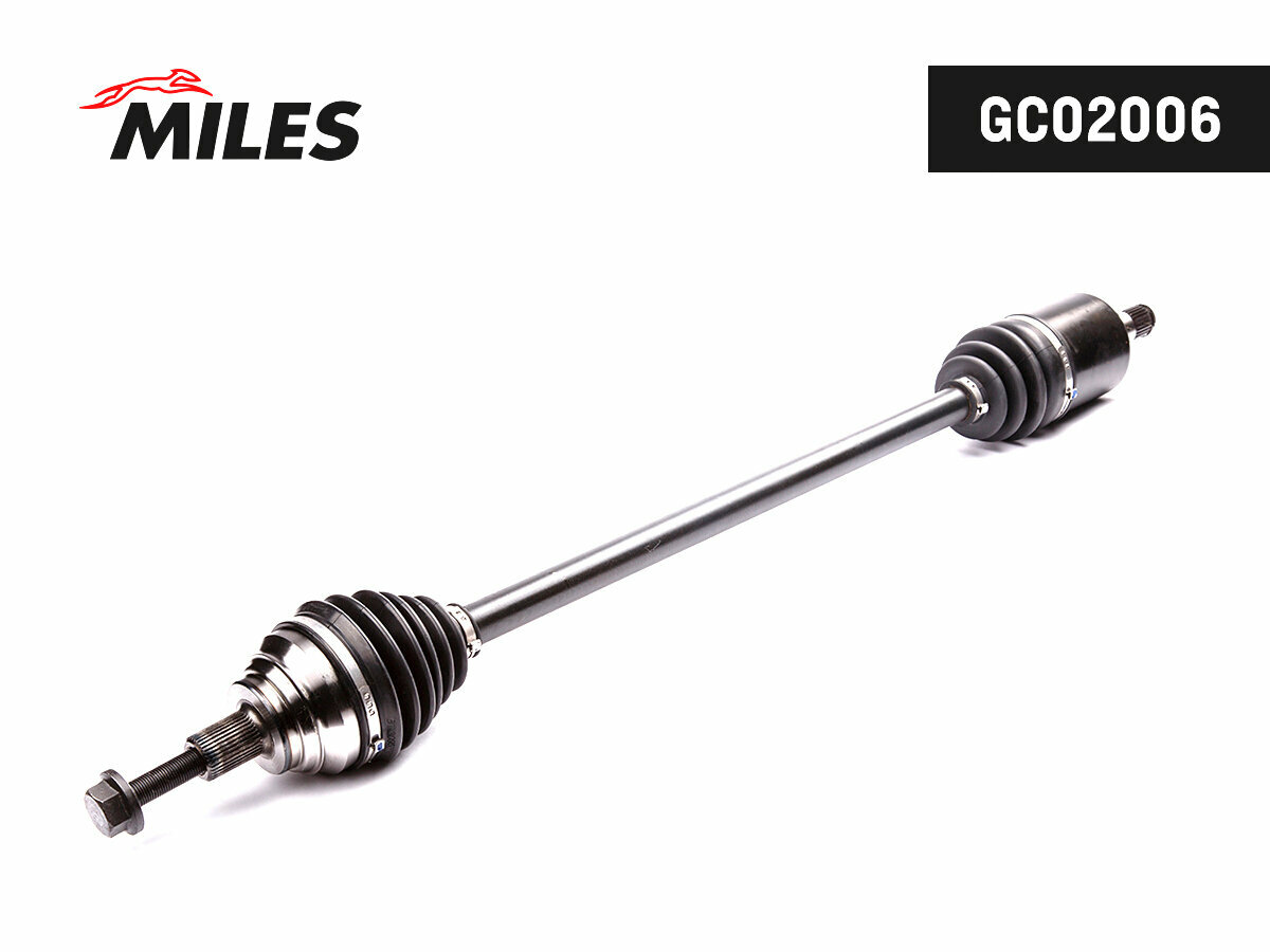 MILES Привод в сборе AUDI A3 II/SKODA/VW GOLF V-VI/PASSAT VI 1.6-2.0 03- правый