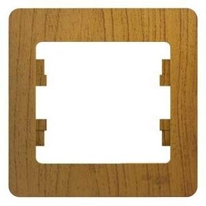 Рамка Schneider Electric Glossa 1 пост. Дуб