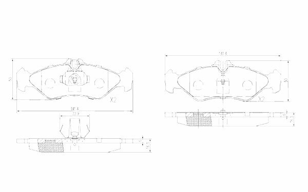 Zekkert Колодки тормозные задние для MB Sprinter 2-t (901 902) 95- Sprinter 3-t (903) 00- VW LT 28-35 II 96-