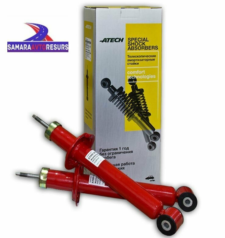 Амортизатор задней подвески "ATECH" SPORT-OIL 2108,10,70,90 с занижением (-30) (2шт) масляные (к-т)