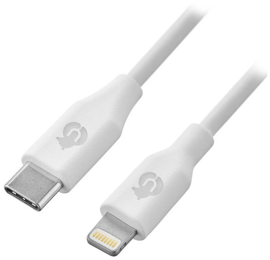 Кабель зарядки Ubear Life Cable USB-C to Lightning 1.2m, белый