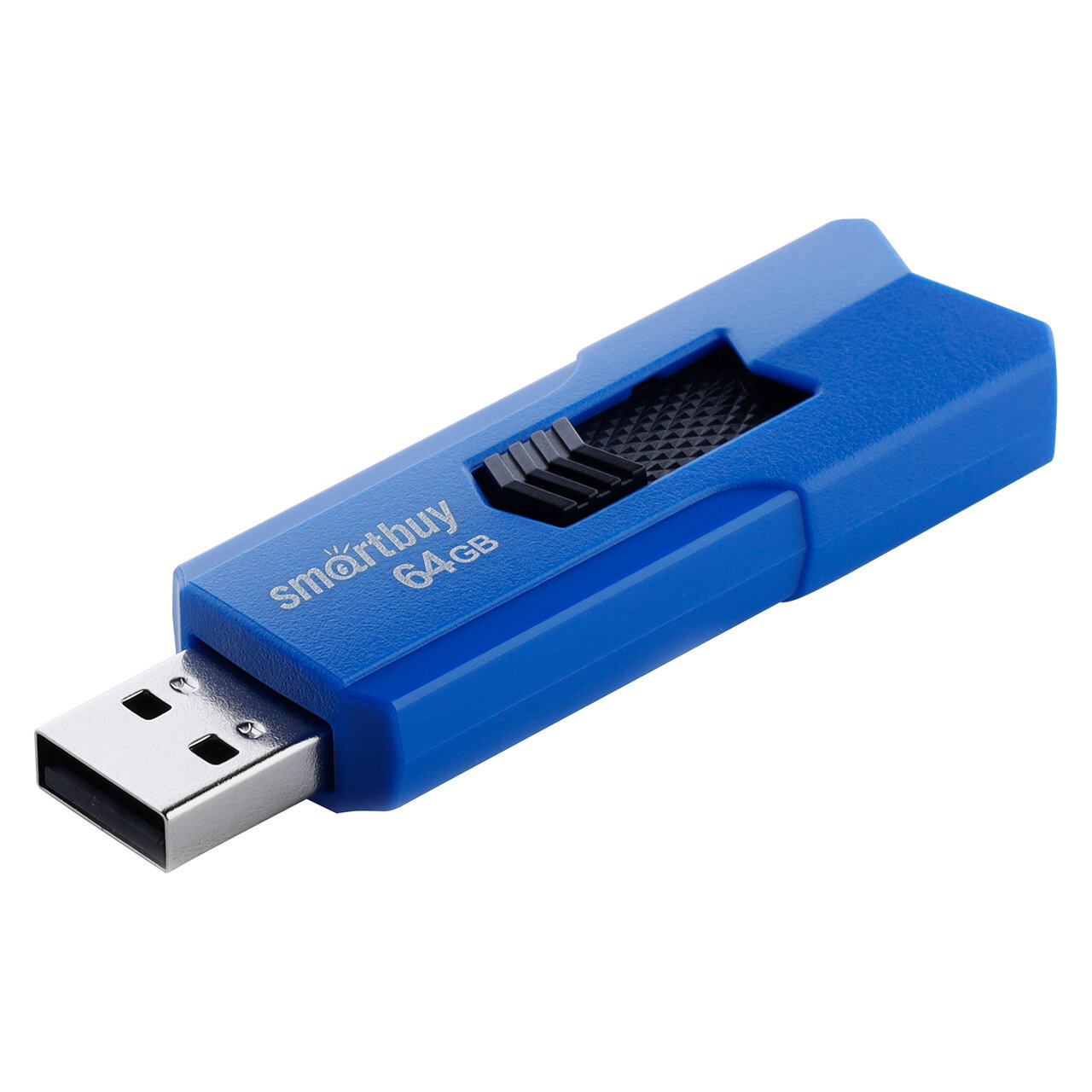 Флэш-память USB_ 64 GB Smartbuy STREAM Blue (SB64GBST-B)