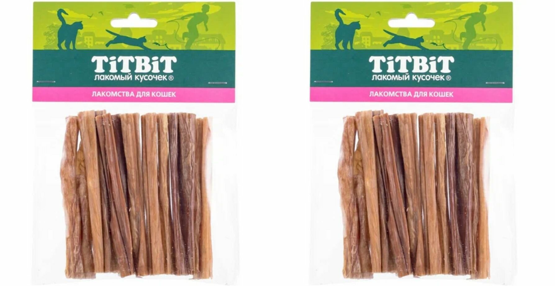 Titbit Лакомства для кошек, Кишки говяжьи, 2 шт