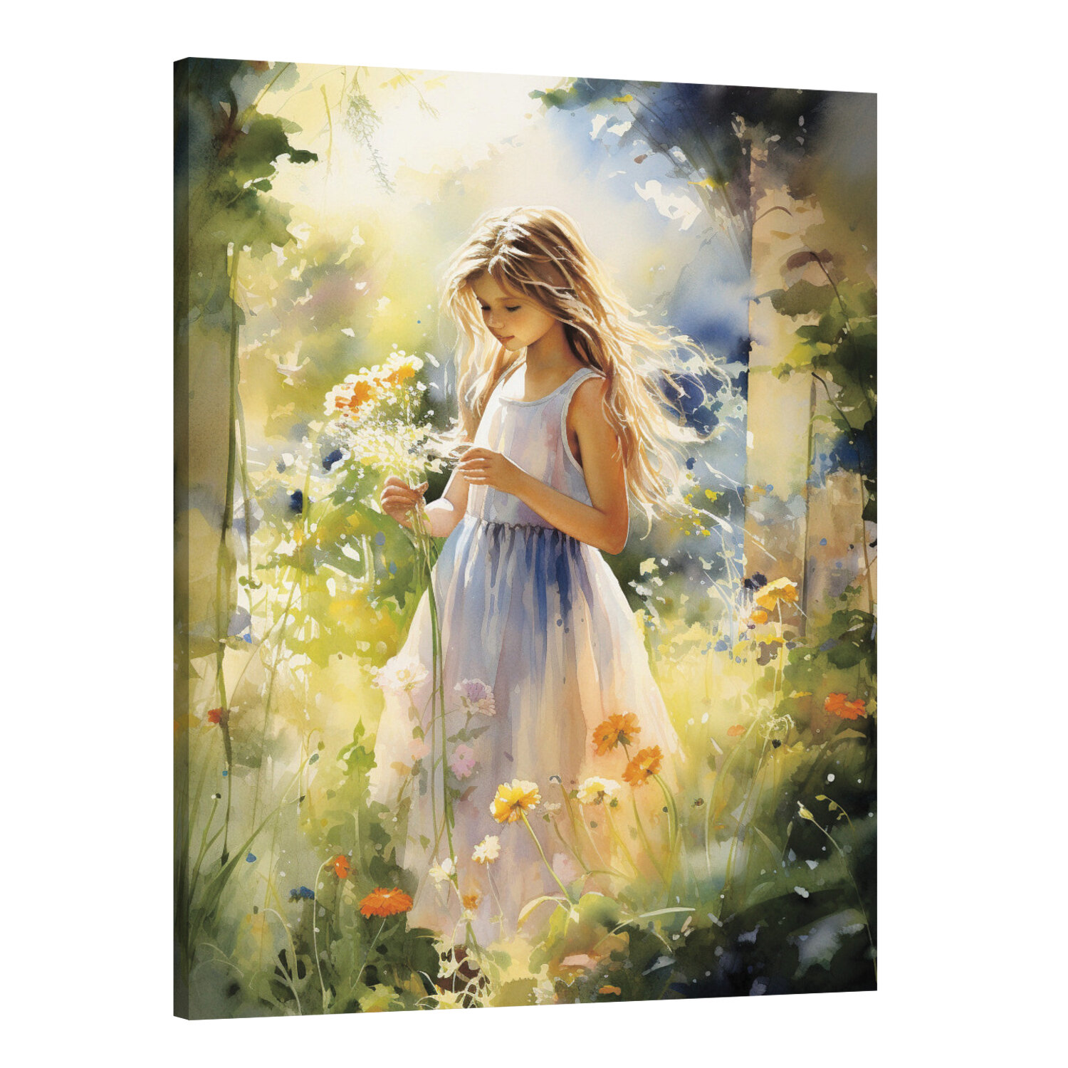 Интерьерная картина 50х70 "Сказочная картина для маленькой принцессы"