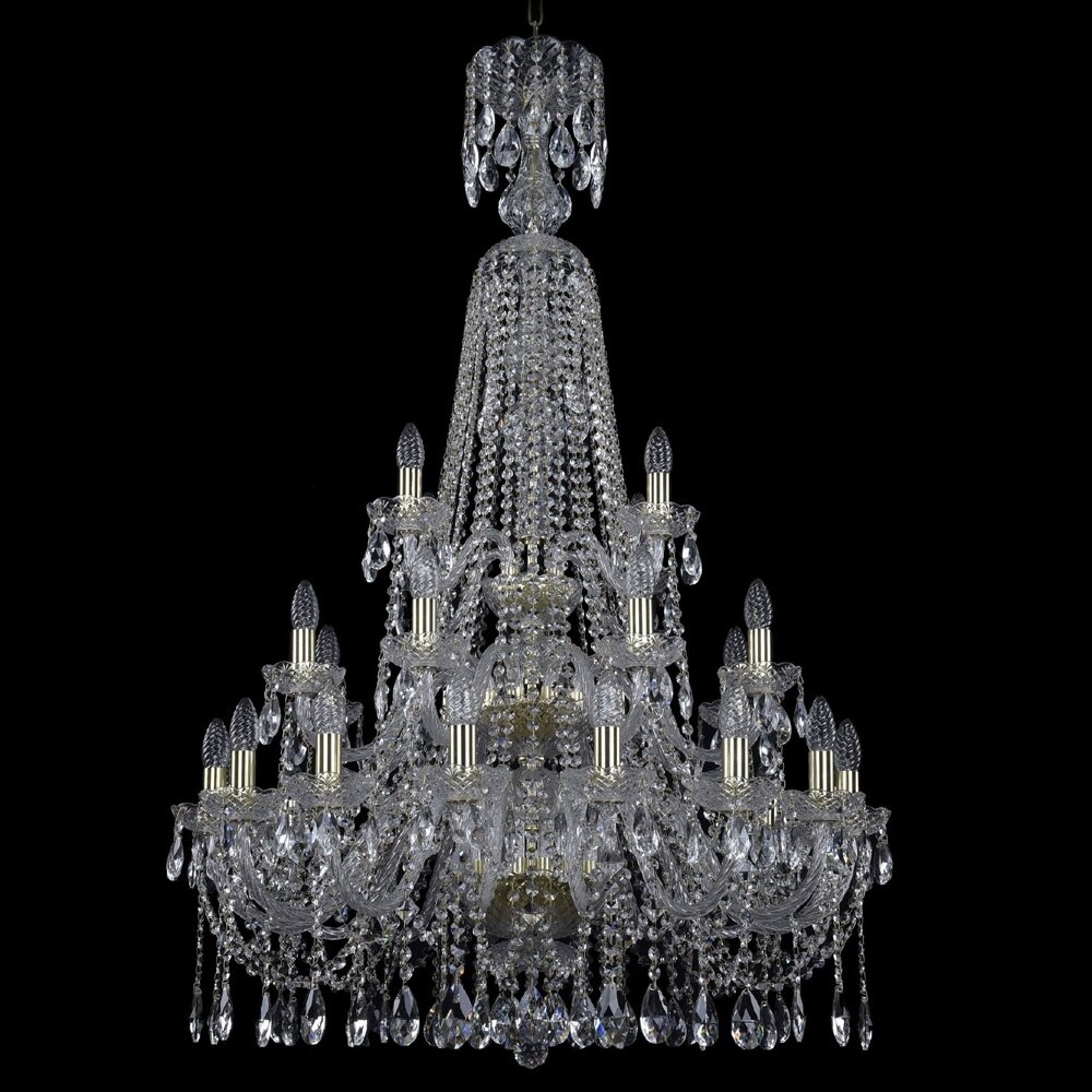 11.12.16+8+4.300.3d. XL-132. Gd. Sp Люстра хрустальная Bohemia Art Classic