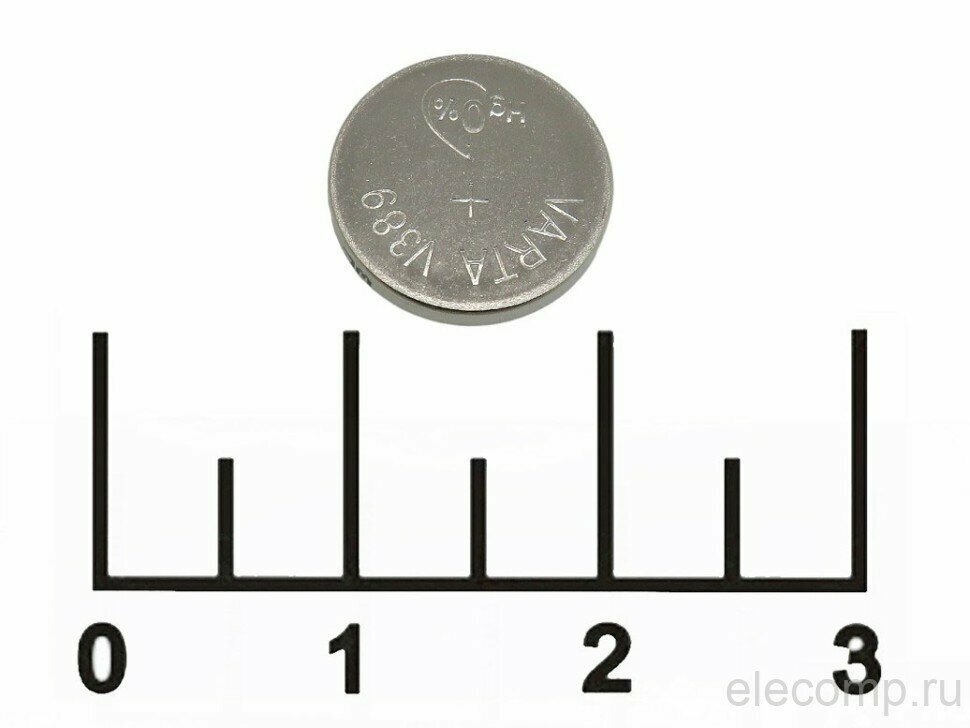 Батарейка SR1130W 1.55V Varta 389 G10/SR54