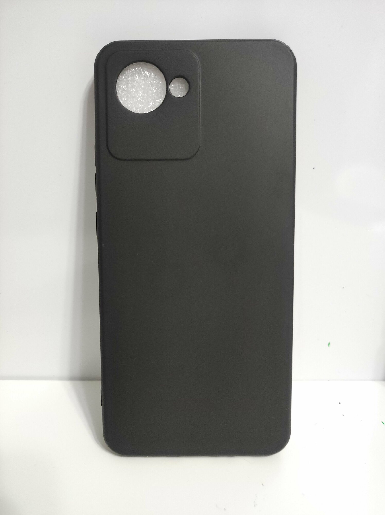 Realme c30 / c30s / Narzo 50i Prime, силиконовый чёрный чехол для реалми с30, с30с, нарзо 50и прайм бампер накладка с защитой камеры ц30