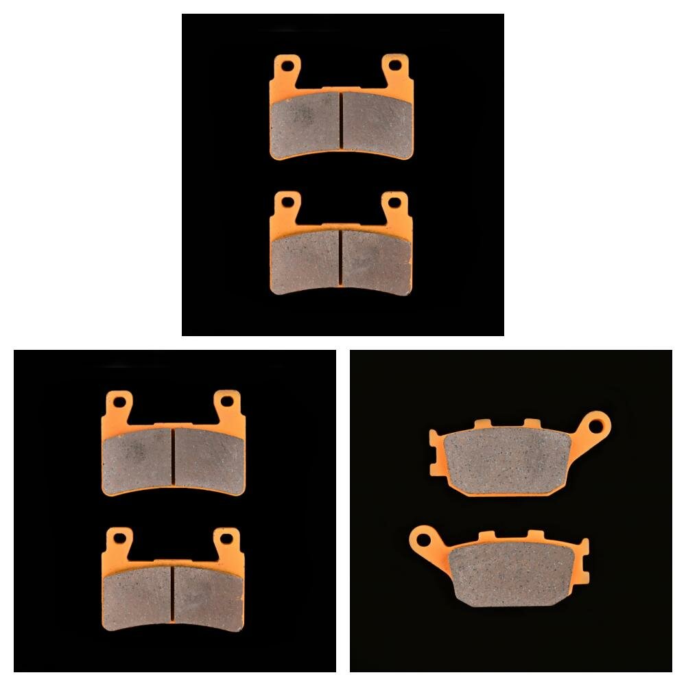 Полный комплект тормозных колодок для HONDA CBR 600 F1, F2 FS1, FS2 Sport 2001-2002 (PL296, PL174)