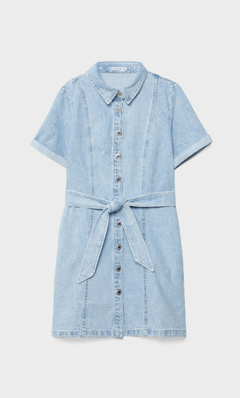 Платье ДЖИНСОВОЕ ПЛАТЬЕ-РУБАШКА