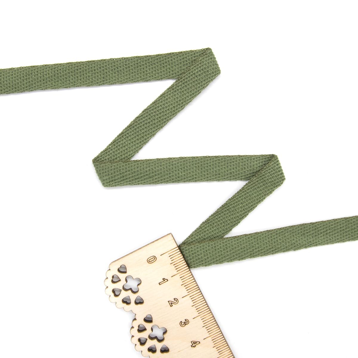 Лента киперная хлопок 100%, Айрис, 1010, 2,6 г/м, 10 мм*100 м (хаки)