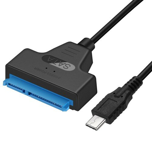 Адаптер SATA USB -C Overspeed (5 Гбит/сек) / High speed (480 Мбит/сек) / Full speed (12 Мбит/сек) — фото 1