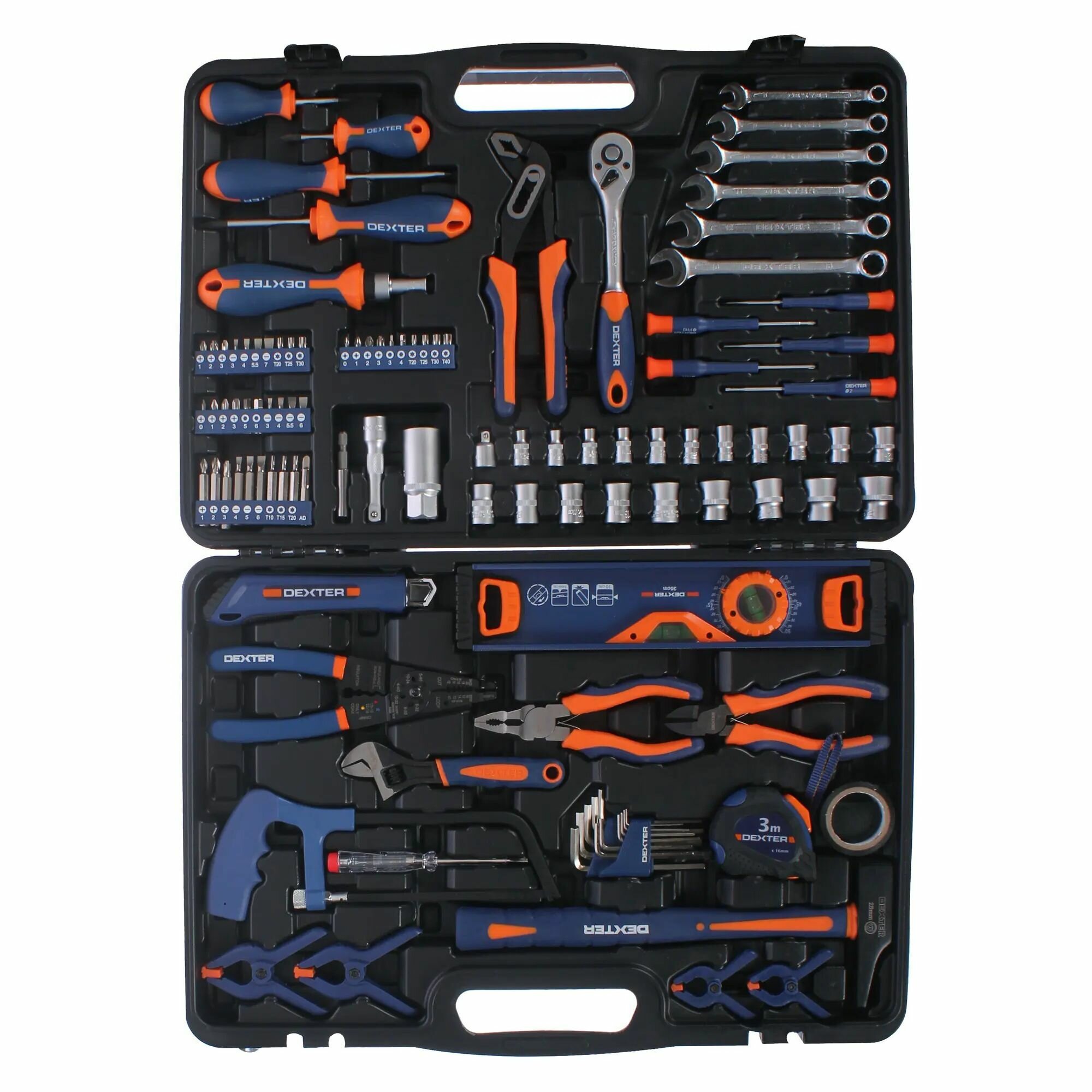 Набор инструментов 108 предметов Dexter в крепком кейсе