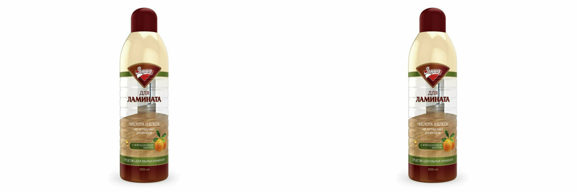 Золушка жидкость для мытья ламината, 1 л,2 шт