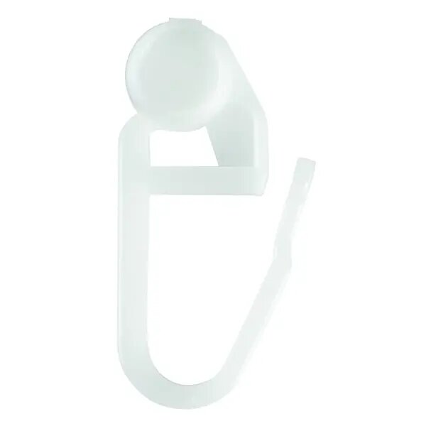 Крючок для шины 1.9 см цвет белый 20 шт