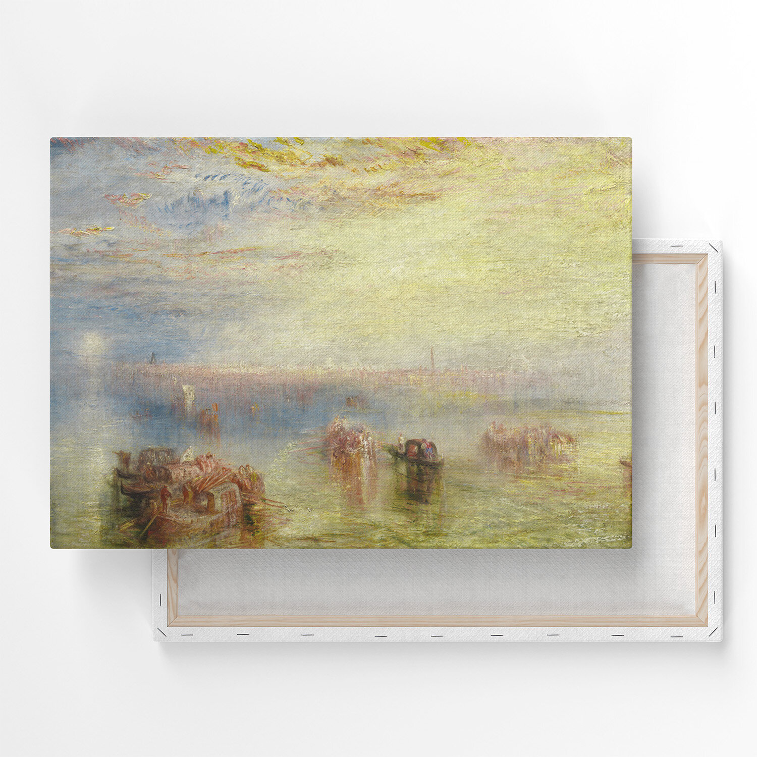 Картина на холсте, репродукция / Уильям Тёрнер - Approach to Venice / Размер 30 x 40 см