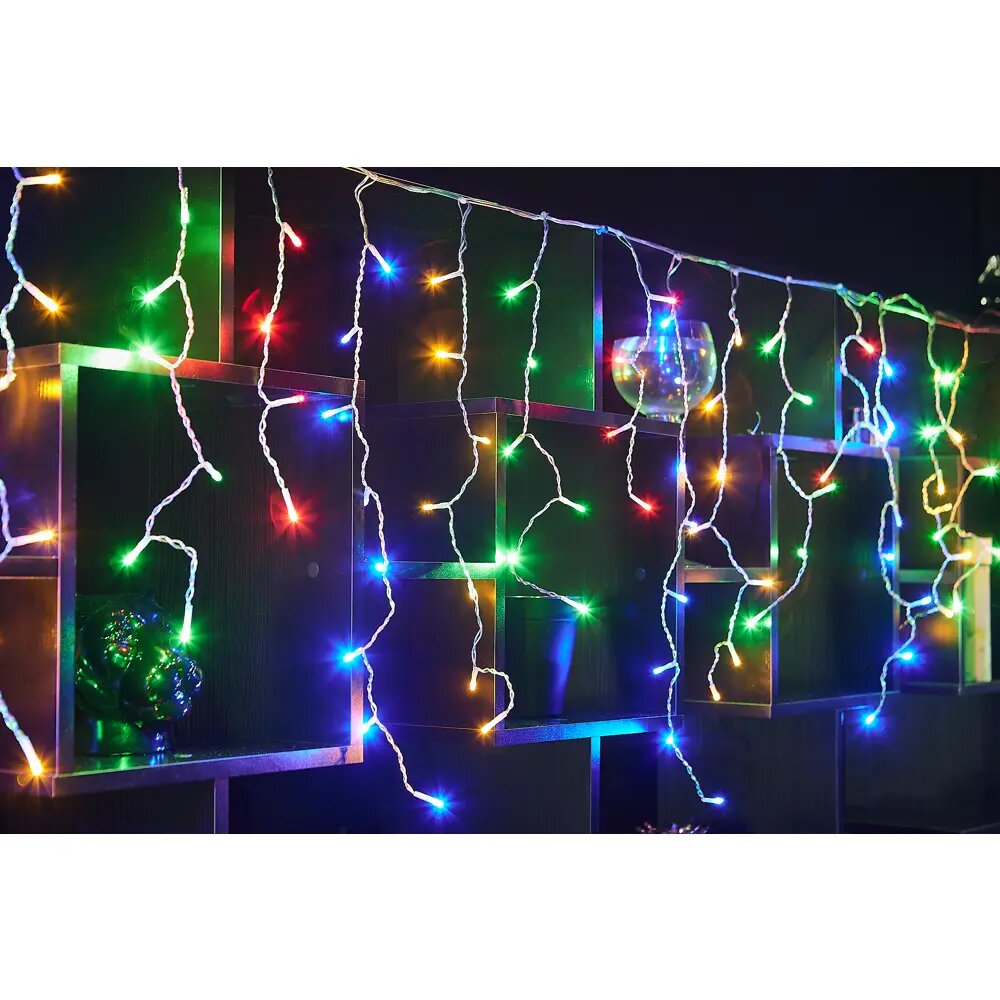 Электрогирлянда Uniel Бахрома 25 м 440 ламп цвет разноцветный 1 режим работы