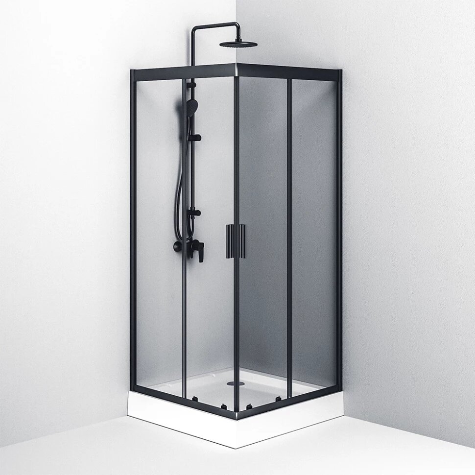 Душевой уголок 88,8x88,8 см Am.Pm Gem W90G-403-090BT прозрачное