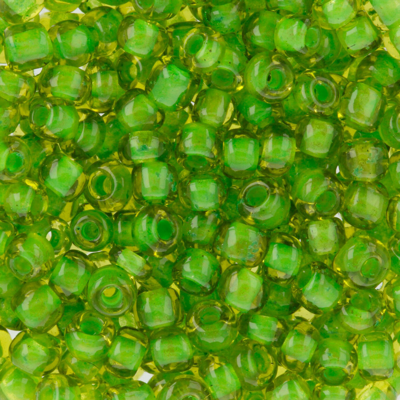 Бисер "Zlatka" круглый GR 08/0 10 г №0319 зеленый