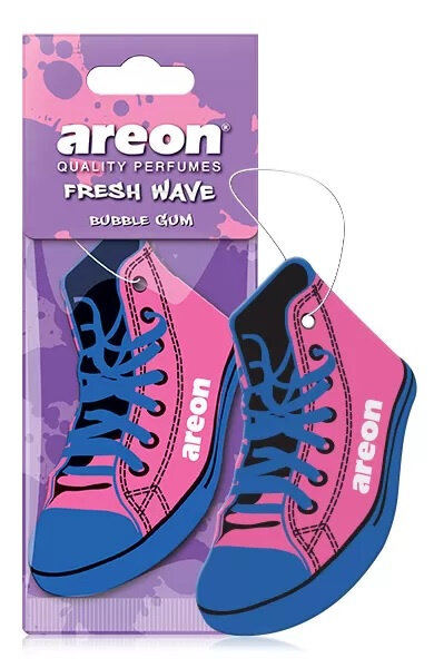 Ароматизатор на зеркало Areon Fresh Wafe Dry Bubble Gum бабл гам