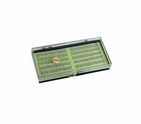 Пучки ресниц Stars Colors 14 мм C изгиб (фиолетовая коробка) А036