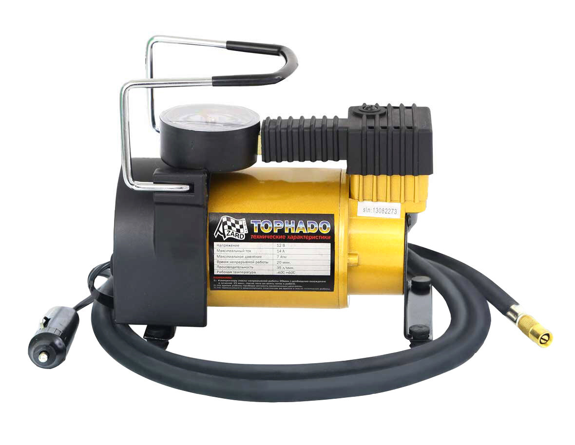 Компрессор AC-580S поршневой 14A 100PSI 12V TORNADO