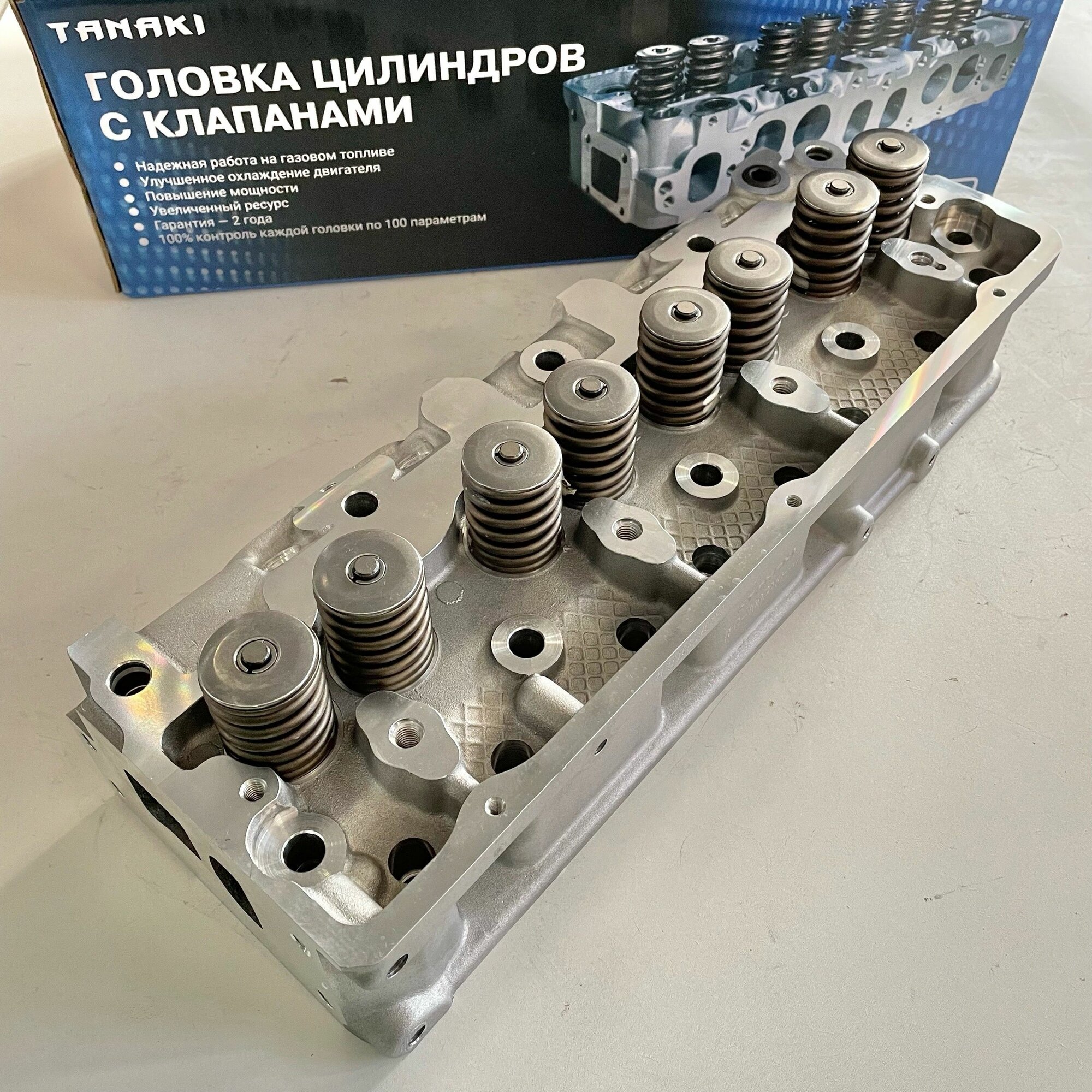 TANAKI ГБЦ ГАЗель дв. УМЗ-4216, УАЗ 4213 (АИ-92/газ) с клапанами TKG-1003010-67, 4216.1003001-40/-30, 4213.1003001-40