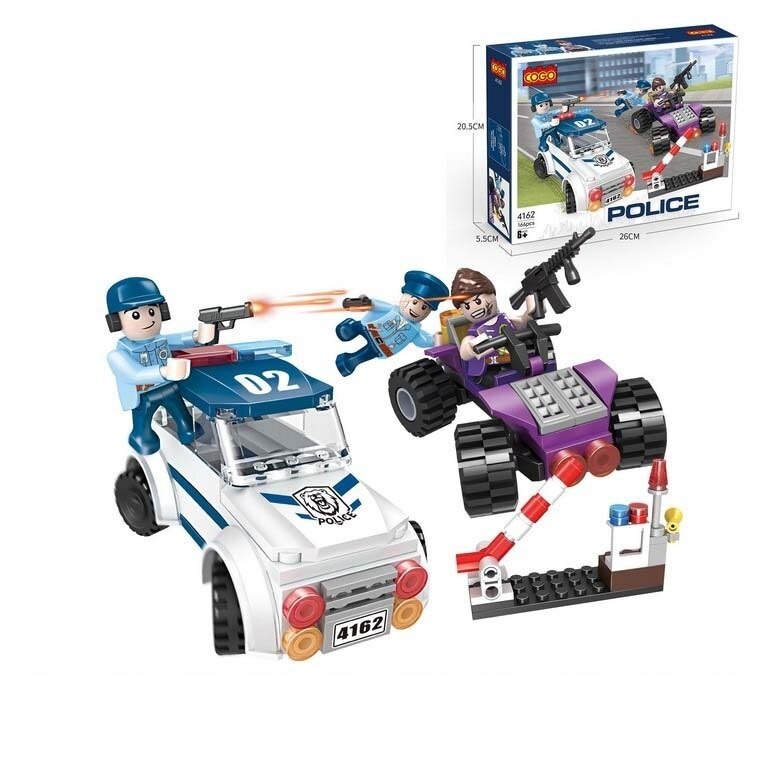 Конструктор Полиция , арест грабителя ,166 деталей.