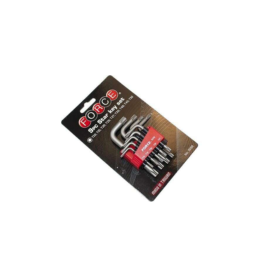 Набор Г-образных ключей TORX 9 предметов (F5098)
