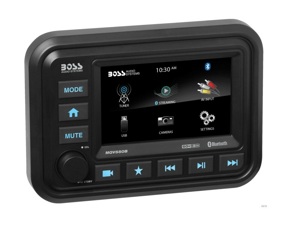 Морская магнитола BOSS MGV550B (Москва)