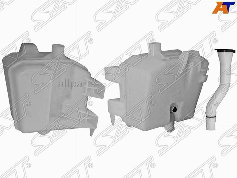 SAT ST-DT29-101-0 Бачок омывателя Nissan Almera Classic 06-12 (Насос омывателя/ С горловиной/ EURO)