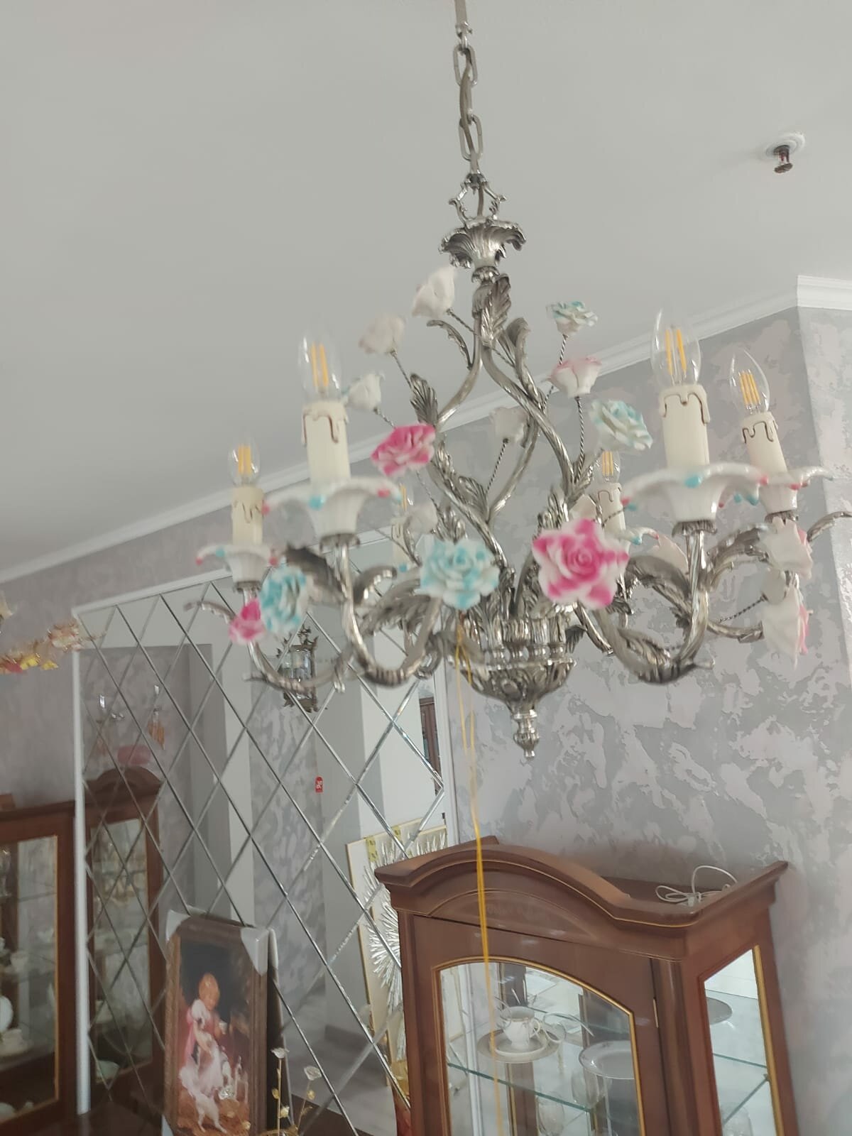 Бронзовая Люстра Mahdi Luster 180/6 "Ребекка"