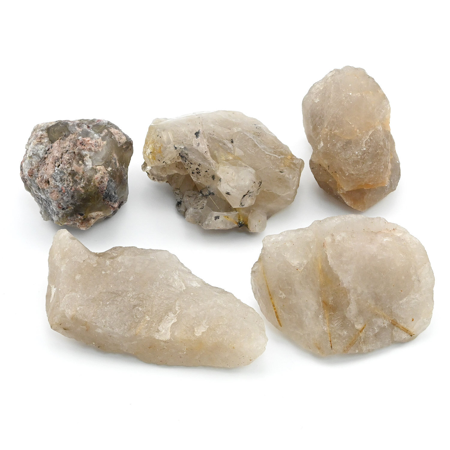 Раухтопаз с включением волосатика 58*50*27мм, 80-89г .