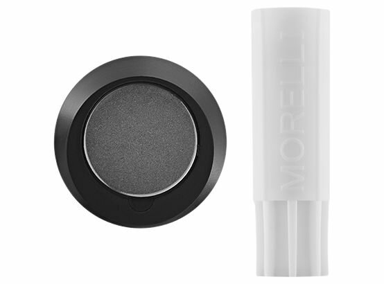 Ограничитель для двери Morelli SECRET DS B черный, стоппер напольный, фиксатор от удара скрытый, с амортизирующим слоем