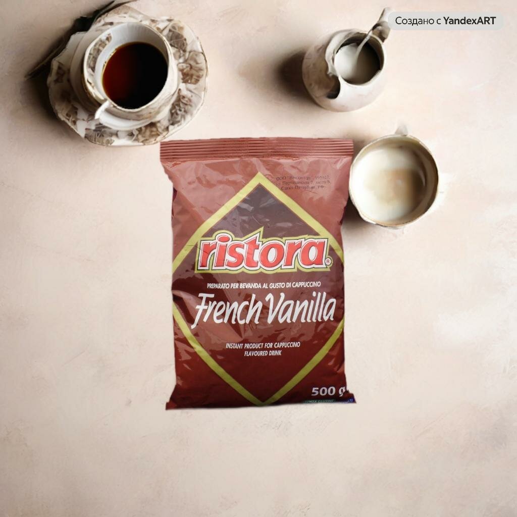 Растворимый капучино Ristora ваниль 500 г