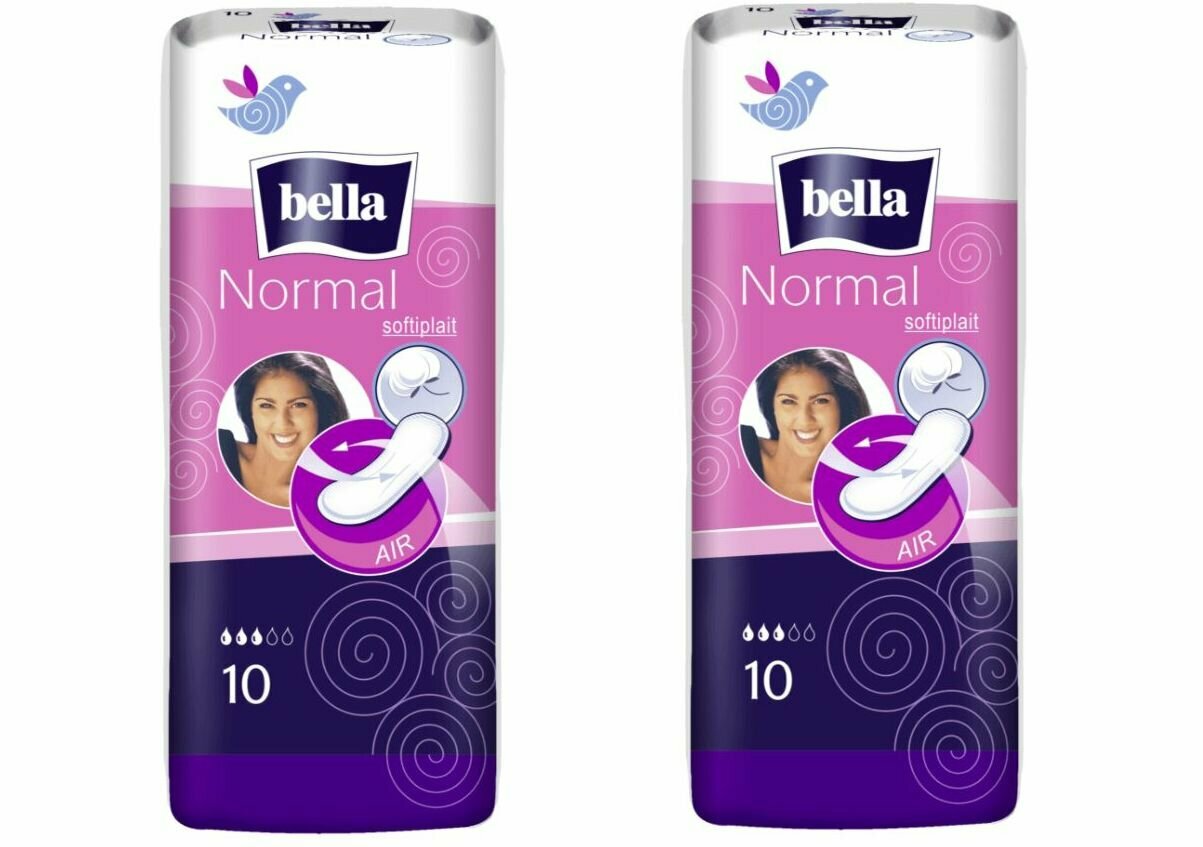 BELLA Прокладки гигиенические "NORMAL", 20 шт, 2 упаковки