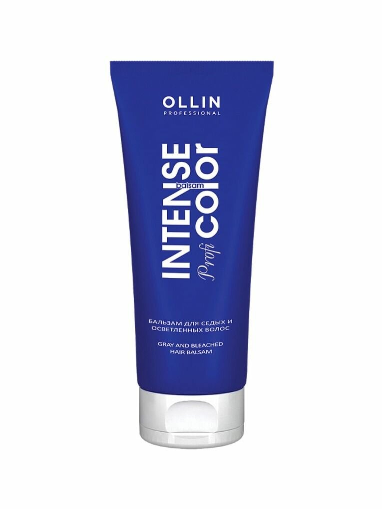 Ollin Intense Profi Color Бальзам тонирующий для седых и осветленных волос Gray And Bleached Hair Balsam 200мл