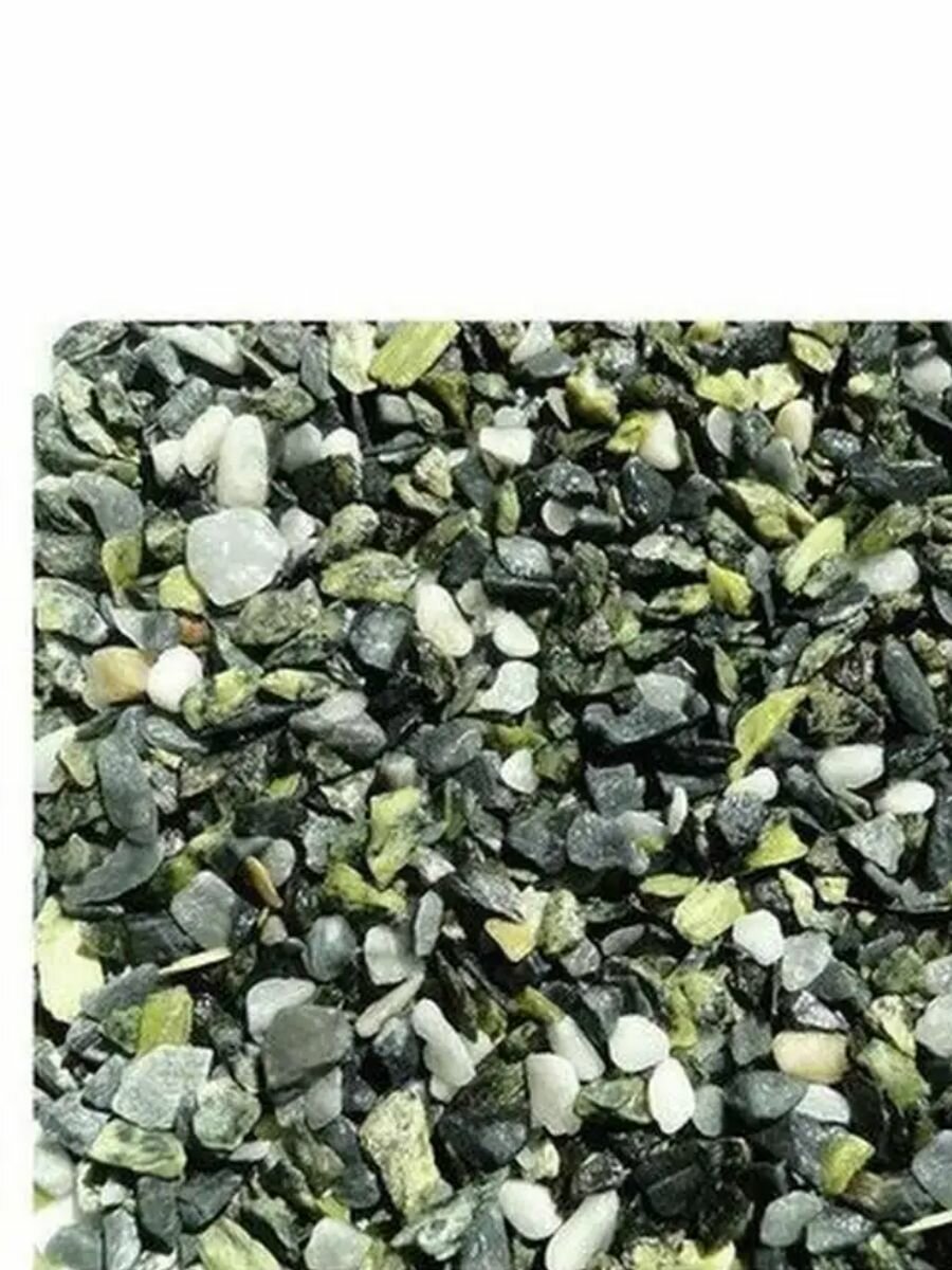 Bestmineral Галька полуокатанная изумрудная (Грунт) 4-6 мм. (5 кг)