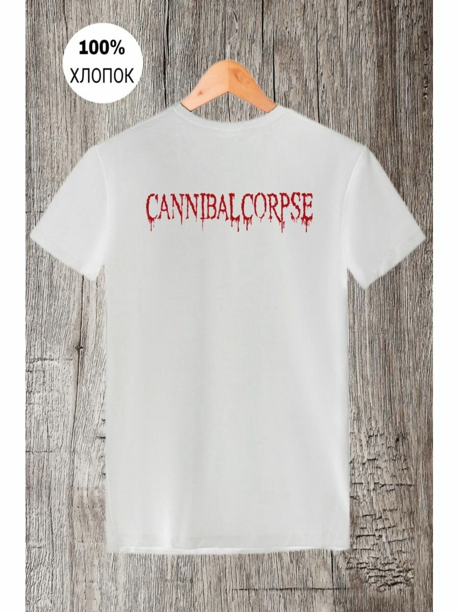 Футболка музыка cannibal corpse канибал корпс