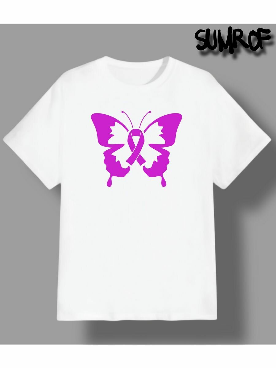 Футболка с бабочкой бантик