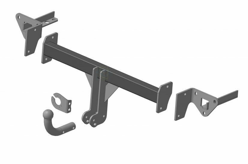 Фаркоп Subaru Forester 2018-, условно-съемный,(без электрики) Трейлер.8502