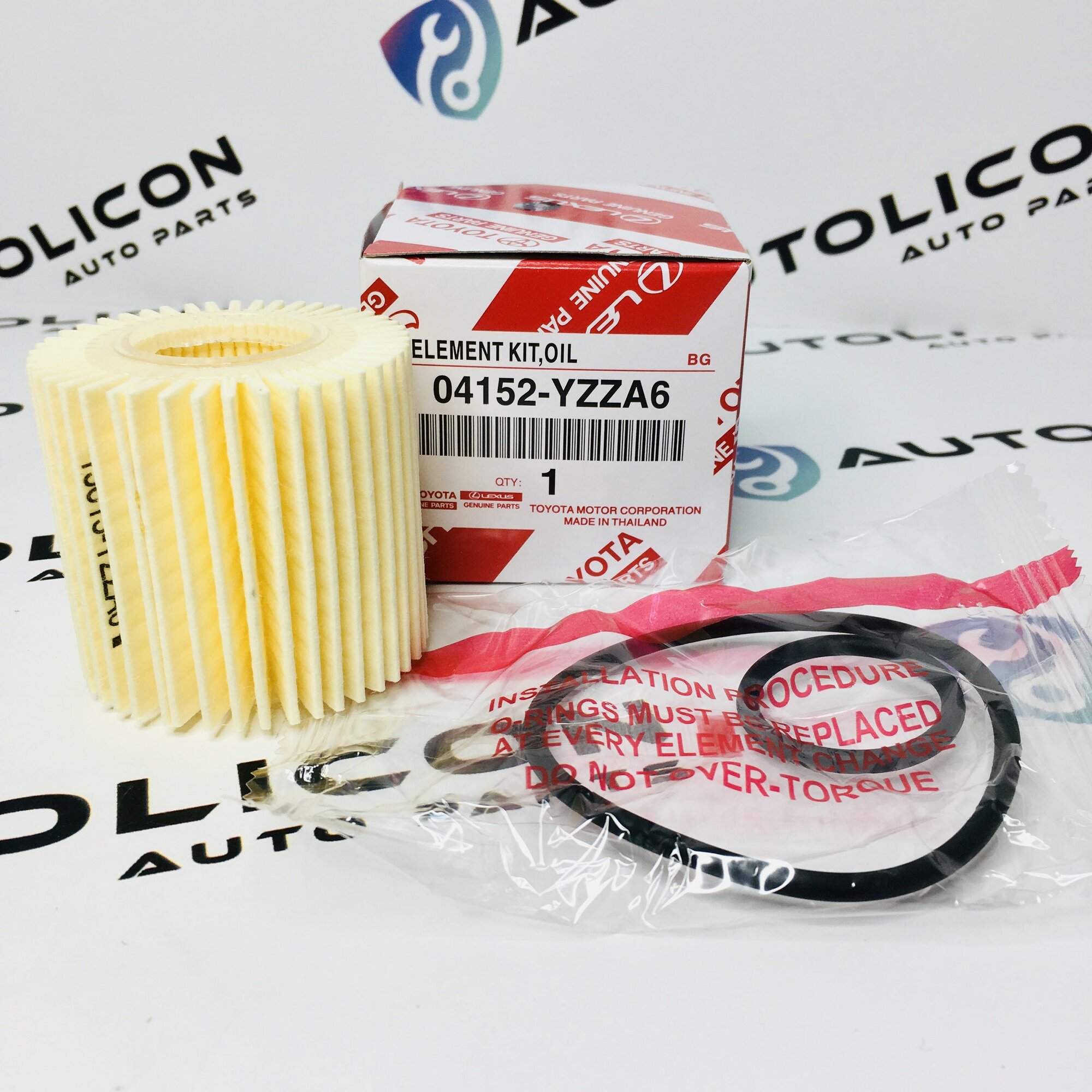 Фильтр масляный 04152-YZZA6 (04152-37010) Toyota Corolla RAV4 Avensis Auris Yaris