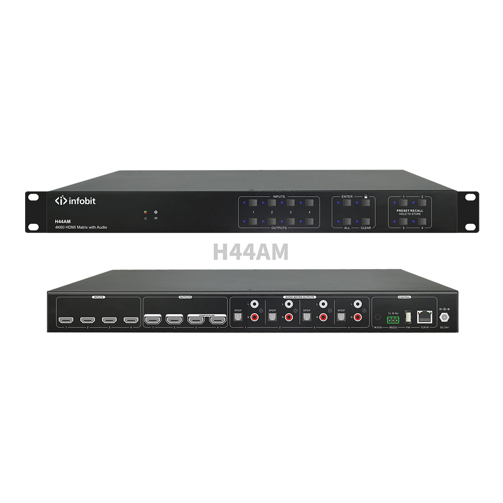 Матричный коммутатор INFOBIT iMatrix H44AM