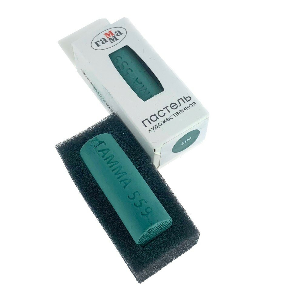 Пастель № 559 Опаловая зеленая, 1 штука, художественная Гамма, артикул 210823_559