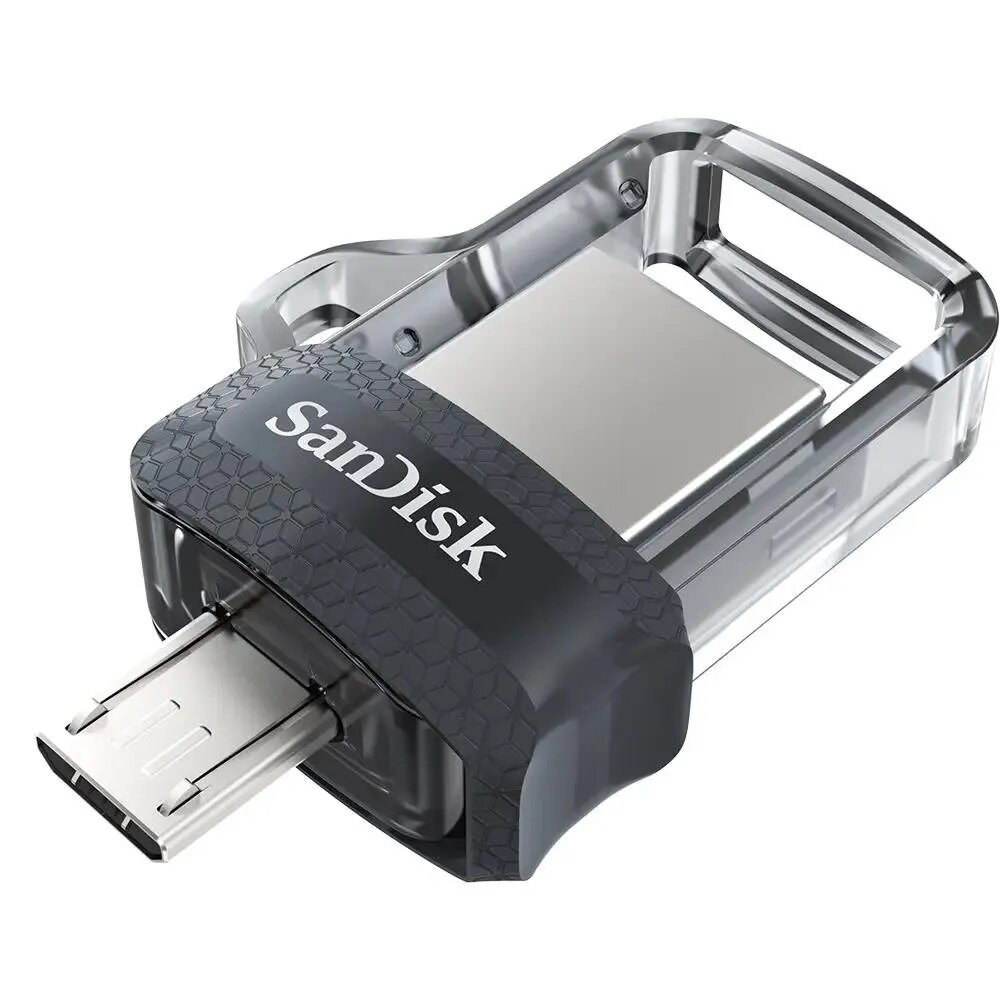 Флешка USB Sandisk Ultra Dual drive 256ГБ, USB3.0, черный sddd3-256g-g46