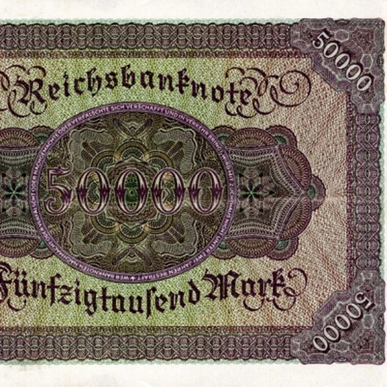 Рейхсбанкнота 50000 марок 1922 Германия, сувенирная копия, банкноты и купюры редкие коллекционные
