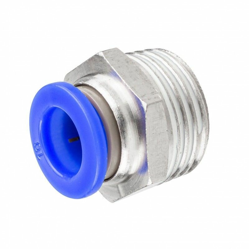 Фитинг для пластиковых трубок 10мм с наружной резьбой 1/2" Forsage