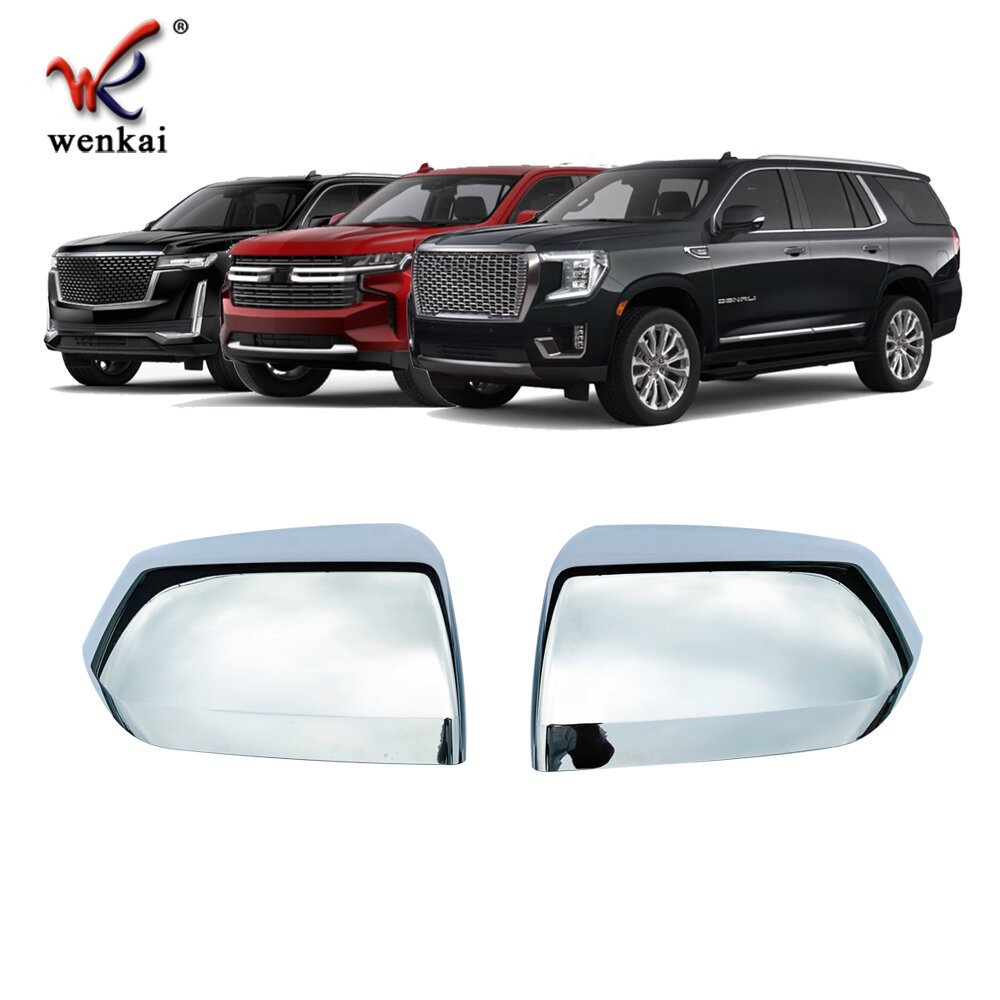 Хромированная Крышка Зеркала Chevrolet Tahoe/Suburban 2021, Заднего Вида, Abs арт. 34161