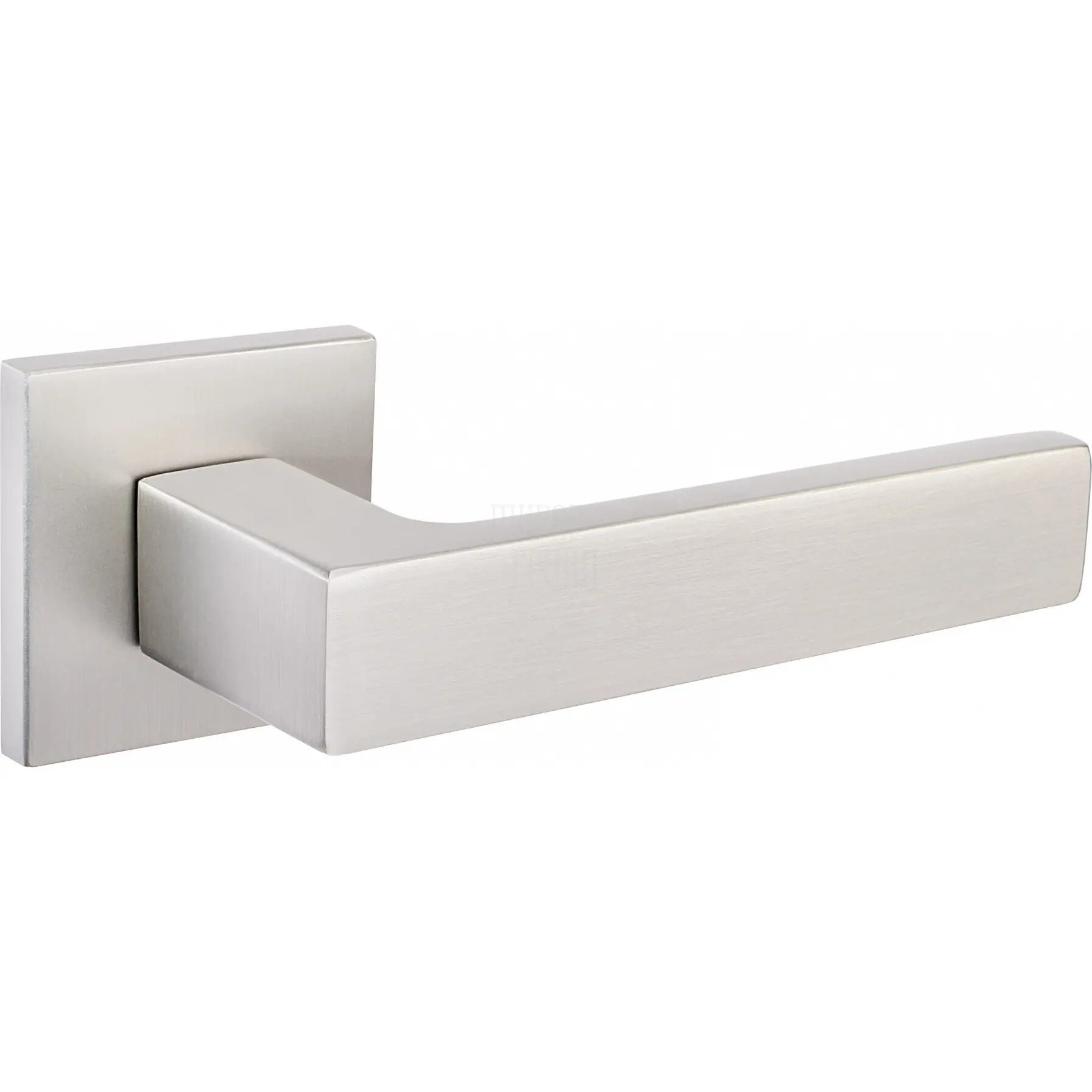 Дверные ручки Renz (Ренц) "Корсико" INDH 323-03 slim на квадратной розетке никель супер матовый