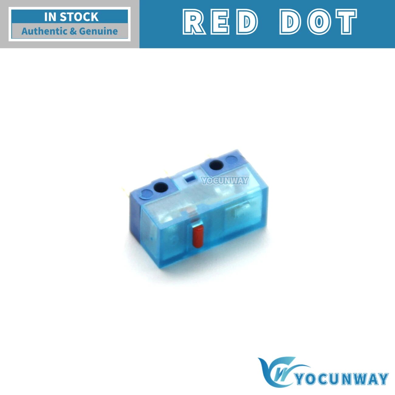 HUANO Микропереключатель Прозрачный Розовый Red Dot