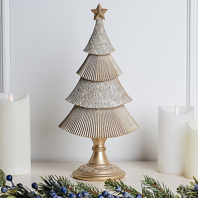 Новогодняя фигурка Елочка Лауретта - Santo Natale 32 см, Due Esse Christmas, XNA22016302